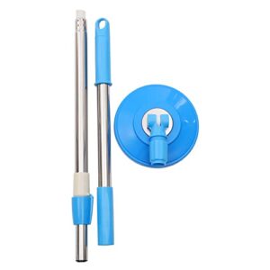 gogogmee mop pole floor mop rod base replacement micro fiber mop pedal turnicate mop handle commercial velda broom handle threaded end mops for floor cleaning mop heads stainless steel blue