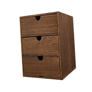 wooden storage box storage drawers storage cabinet locker desktop organizer desktop cabinet organizer 3 tier shelf organizer for desk retro drawer box​​​​​​​ wood drawer shelf whamvox