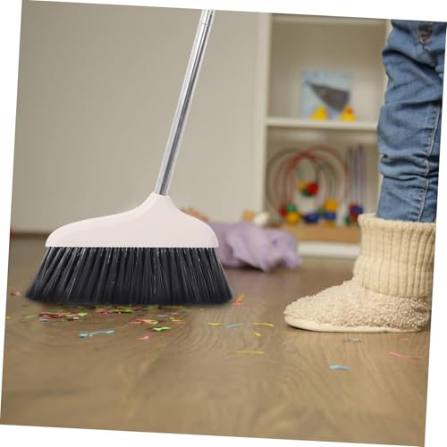 SOESFOUFU 1 Set Garbage Shovel Broom with Dustpan Household Brooms Broom Pan Broom and Dustpan Kit Outdoor Dust Pan Standing Dust Pan with Broom Kit Floor Broom Angle Brooms Stainless Steel