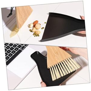 COLLBATH 1 Set Desktop Broom Mini Broom Kid Broom Multi-Function Mini Dustpan Broom Dustpan Broom for Compact Dustpan Broom Small Broom and Dustpan Whisk Broom Dust Pan Iron