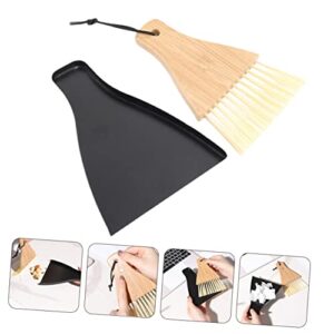 COLLBATH 1 Set Desktop Broom Mini Broom Kid Broom Multi-Function Mini Dustpan Broom Dustpan Broom for Compact Dustpan Broom Small Broom and Dustpan Whisk Broom Dust Pan Iron