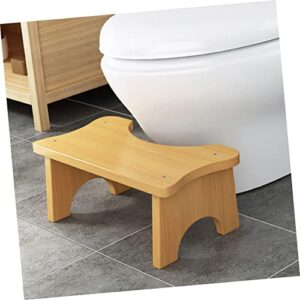 HONMEET Footstool Saddle Stool Toilet Stool for Home Squatting Stool for Adults Stepping Stool for Adults Step Stool Foot Stool Foot Rest Stool for Step Stool for Adults Wood