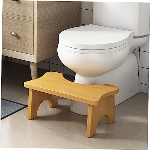 HONMEET Footstool Saddle Stool Toilet Stool for Home Squatting Stool for Adults Stepping Stool for Adults Step Stool Foot Stool Foot Rest Stool for Step Stool for Adults Wood