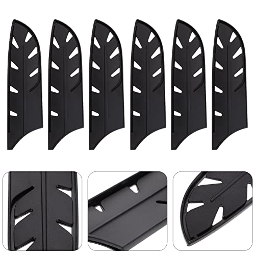 IMIKEYA 6pcs Knife Case Cutter Protective Cover Blade Protectors Knife Pouch Cover Protectors Kitchen Gadget Chef Knives Cover Knife Protector Sleeve Cutting Scabbard Safe Cutter Black Pp