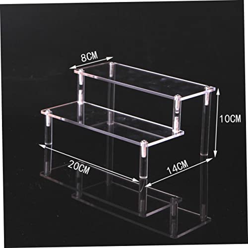 BIUDECO Desktop Storage Rack Display Shelves Storage Shelves Doll Toy Car Model Dispaly Stand Desk Storage Cotainer Office Table Organizer Storage Stand