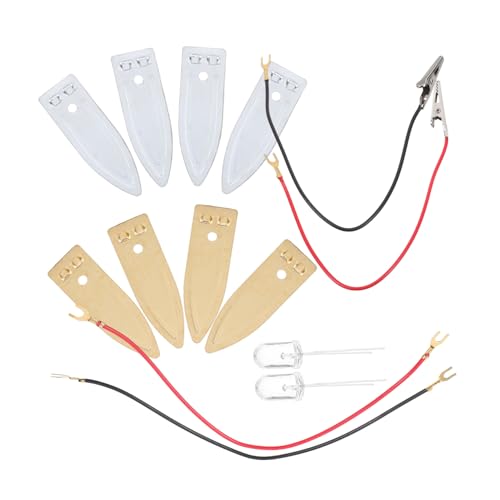 FUNOMOCYA 3 Sets Battery Experiment Anode Experiment Supplies Anode for Zinc Plating Electrode Material Copper Anode Fruit Experiment Tools Fruit Battery Experiment Anode ，