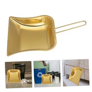 Mikinona Kitchen Cleaning Tools Countertop Dustpan Industrial Dust Pan Garbage Shovel for Kitchen Handheld Dust Pan Small Handled Dustpan Pan Sweeper Dustpan Wide Scooper Stainless Steel