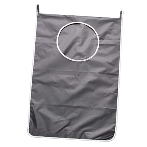 HOOTNEE 1pc Storage Bag Hanging Hamper Door-hanging Bag Multifunctional Bag Door Hanging Laundry Bag Back of Door Laundry Bag Oxford Pouch Hanging Laundry Basket Oxford Fabric Dark Grey