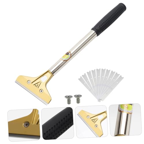 KICHOUSE Cleaning Blade Paint Remover Grout Tool Cleaning Gadgets Cleaning Tools Wallpaper Scraper Remover Stove Cleaner Caulking Scraper Hand Tool Sticker Scraper Stickers Aluminum Alloy