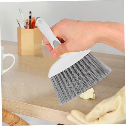 BUTIFULSIC 1 Set Mini Broom Dustpan Stuff Broom Stick Scraper Car Gaps Brush Mops Sand Redkey Small Brush and Dustpan Small Dust Pan Kitchen Cleaning Shovel Rat Accessories Cleaning Bundle Pp