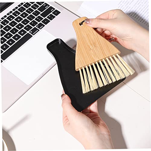 SOESFOUFU 1 Set Desktop Broom Dustpan Cleaning Supply Multi-Function Handheld Broom Hand Broom Desktop Sweep Brush Whisk Broom Keyboard Broom Keyboard Duster Brush Broom for Iron