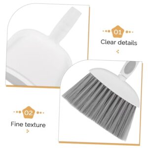 KICHOUSE 1 Set Mini Broom Dustpan Mini Dustpan Small Broom and Dustpan The Cars Whisk Brooms Table Crumb Sweeper Table-top Cleaning Brush Kitchen Cleaning Shovel Small Brush and Dustpan Pp