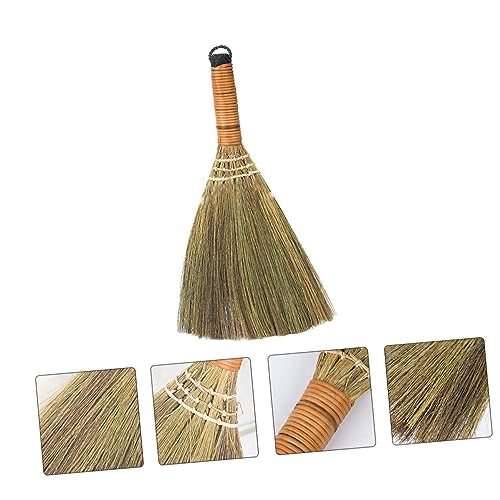 TOKIDNY 2pcs Household Dust Broom Straw Whisk Broom Hand Handle Broom Natural Small Broom Decor Small Hand Broom Children s Small Furniture Sweeping Duster Crumb Balai Broom Indoor Gala