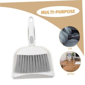 KICHOUSE 1 Set Mini Broom Dustpan Mini Dustpan Small Broom and Dustpan The Cars Whisk Brooms Table Crumb Sweeper Table-top Cleaning Brush Kitchen Cleaning Shovel Small Brush and Dustpan Pp