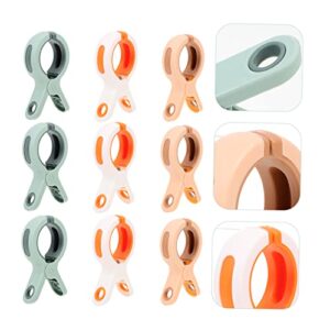 SOESFOUFU 9pcs Sun Lounger Towel Clip Clothing Clips Outdoor Towel Holder Laundry Hanging Clips Beach Chair Towel Holder Clothes Line Clip Giant Beach Towel Beach Towel Clips for Cruise Pp