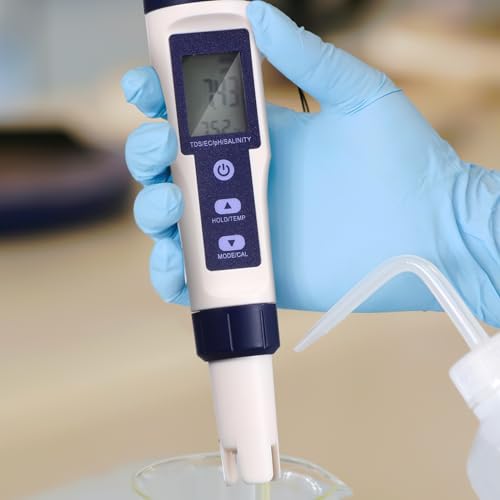 SOESFOUFU Water Quality Tester Water Ph Tester Water Tester for Home Portable Water Tester Pool Water Tester Ph Meter Digital Water Tester Drinking Water Tester Handheld Water Tester Plastic