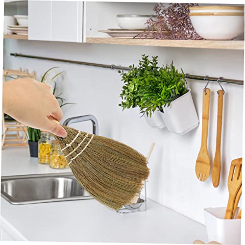 ORFOFE 6 Pcs Kitchen Cleaning Broom Mini Corn Broom Play Heavy-Duty Broom Mini Desk Broom Hand-Made Broom Home Sweeping Broom Cleaning Kit House ﻿ Cleaning Supplies Whisk Broom Miscanthus