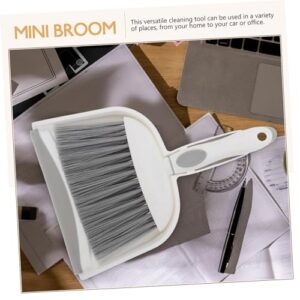 CONGARTENO 1 Set Mini Broom Dustpan Kitchen Sponge Holder Toy Vacuum Collapsible with Handle Tool Accessories Blinds Table Whisk Brooms Dry Brush Geller Cage Cleaner Removal Cedar Wok Air Pp