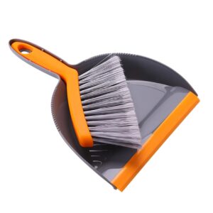 soesfoufu mini cleaner mini cleaning brush desktop cleaning brush cleaner pet cage waste cleaning tool table crumb brush mini broom and dustpan keyboard cleaning brush cleaning tools orange