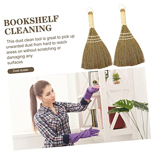 ORFOFE 6 Pcs Kitchen Cleaning Broom Mini Corn Broom Play Heavy-Duty Broom Mini Desk Broom Hand-Made Broom Home Sweeping Broom Cleaning Kit House ﻿ Cleaning Supplies Whisk Broom Miscanthus