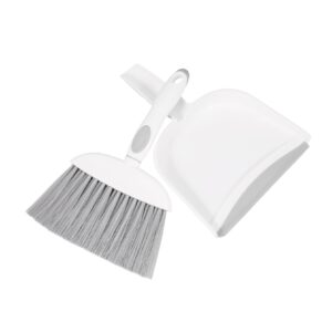 mikinona 1 set mini broom dustpan small brush and dustpan desk waste broom car detailing brush small broom brush car vent cleaner car interior cleaning brush car gaps brush car broom pp