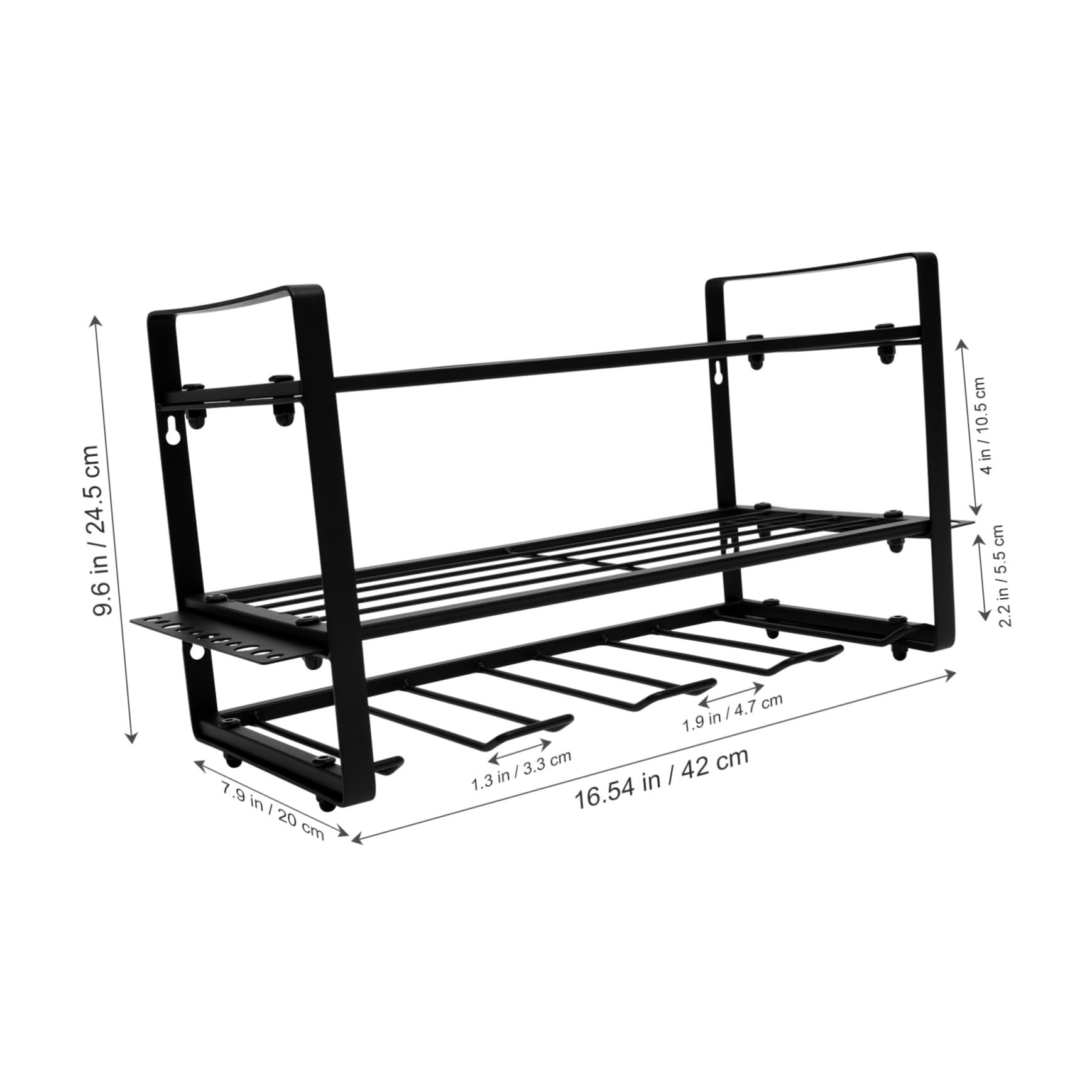 SOESFOUFU Multifunctional Storage Rack Screwdriver Storage Shelves Garage Tool Organizer Tool Organizer and Storage Garage Shelving Power Tool Organizer Tool Rack Organizer Carbon Steel