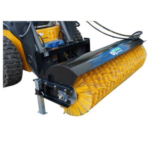 72" Skid Steer Hydraulic Rotary Angle Broom Sweeper Wire Brush