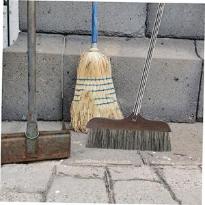 SOESFOUFU Electric Broom Long Handle Cleaning Broom Soft Bristle Cleaning Brush Kitchen Soft Bristle Broom Garbage Wiper Broom Outdoor Home Cleaning Broom Garden Broom Home Broom Wooden