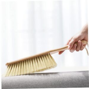 SEWOART Wooden Bed Brush Bristle Drafting Brush Carpet Brush Dusting Brush for Cleaning Bench Brush for Cleaning Broom Patio Cushion Cleaner Woodshop Brush Woodworking Cleaning Brush Door