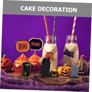 ORFOFE 24 Pcs Mini Figures Halloween Charms Miniature Things Resin Miniatures for Crafts