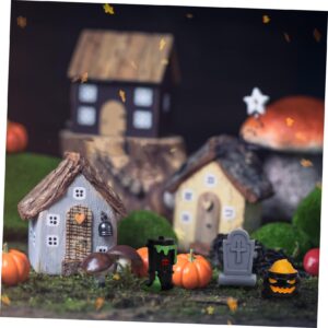 ORFOFE 24 Pcs Mini Figures Halloween Charms Miniature Things Resin Miniatures for Crafts