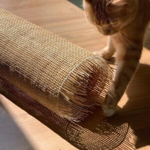 20" (1.7Feet) Width x 6.6 Feet Length Natural Rattan Roll, Rattan, Large Size Cane Webbing, Rattan Fabric, Caning Material, Cane Webbing Roll, Rattan Webbing from Origin Asia for Rattan Furniture