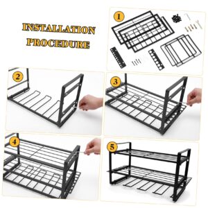 SOESFOUFU Multifunctional Storage Rack Screwdriver Storage Shelves Garage Tool Organizer Tool Organizer and Storage Garage Shelving Power Tool Organizer Tool Rack Organizer Carbon Steel