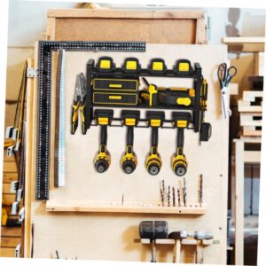 HOOTNEE Power Tool Organizer Storage Shelves Screwdriver Garage Tool Organizer Tool Room Supplies Hand Tool Holder Tool Organizer Wall Mount Tool Organizer and Storage Carbon Steel