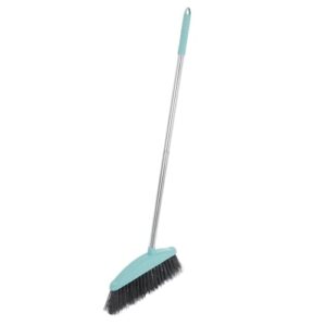 ipetboom outdoor and indoor broom heavy duty floor cleaning broom with long handle floor sweeping broom long handle stainless steel indoor broom