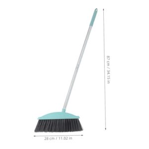 Ipetboom Outdoor and Indoor Broom Heavy Duty Floor Cleaning Broom with Long Handle Floor Sweeping Broom Long Handle Stainless Steel Indoor Broom