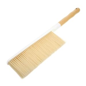 coolhiya dust brush cleaning brush hair broom whisk brooms soft brush soft bristle hair brush handheld broom stains remover brush kitchen brush keyboard brush hand broom beige the pet