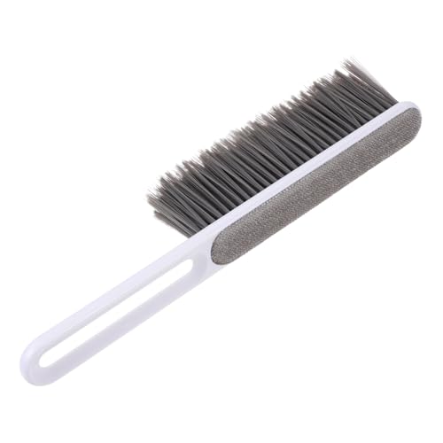 TOKIDNY 1pc Dust Brush Tub Cleaner Cleaning Brush Kitchen Painting Brush Cleaner Clothes Dusting Brush Soft Bristle Broom Couch Cleaner for Pets Whisk Broom for Car Bed Brush White Abs