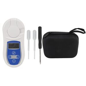 Brixmeter Refractometer 0-53% for Measuring Sugar Content in Fruit Honey Maple Syrup Sugar Beverages 0.1% Accuracy