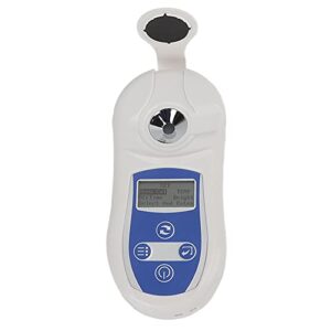 Brixmeter Refractometer 0-53% for Measuring Sugar Content in Fruit Honey Maple Syrup Sugar Beverages 0.1% Accuracy