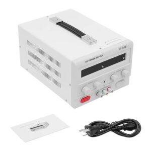 wusililu mp3020d ac110v 0-30v 0-20a dc power supply regulated variable, adjustable pwm switching regulated lab power supply, for dc motor, dvd, audio, resistor, capacitor, protection functions