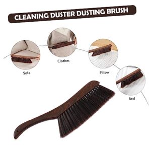 BUTIFULSIC 1pc Sweeping Brush Clothes Brush Mini Duster Bed Broom Small Hand Broom Carpet Broom Mini Sweep Cleaner Floor Cleaning Broom Carpet Cleaner Brush Cleaning Brush Coffee