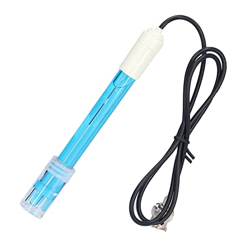 Composite PH Electrode Probe PH Tester Electrode for Chemical Industry Plastic Shell Non Fillable PH Sensor for PH Meter Suitable for Most PH and Controller BNC Connectors