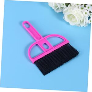 Cleaning Tools Duster Mini Brush Brooms Broom and Dust Pan Mini Dustpan and Brush Mini Keyboard Brush Computer Broom Household Supplies Cleaning Utensils Cage Cleaner Rosy BCOATH