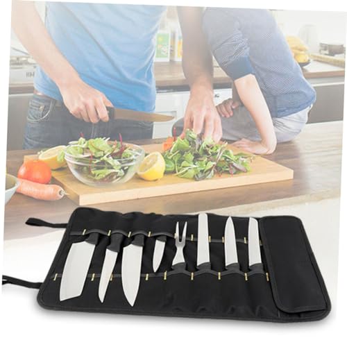 SHOWERORO 2pcs Knife Storage Bag Organizer Bags Tote Bag Organizer Knife Bag Chef Cutter Carrying Bag Chef Supply Cutter Storage Pouch Cutter Carrying Case Blue Oxford Cloth