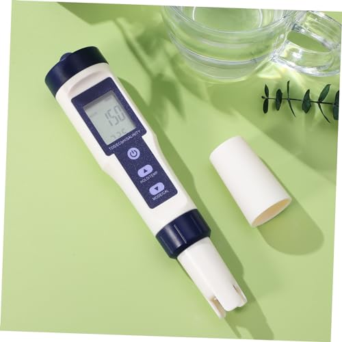 ROMISBABA Water Quality Tester Handheld Water Tester Water Ph Tester Tds Water Tester Pool Salt Tester Aquarium Water Tester Ec Meter Water Tester for Home Ph Meter Pool Water Tester Plastic