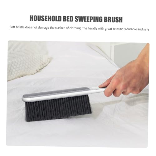 TOKIDNY 1pc Dust Brush Tub Cleaner Cleaning Brush Kitchen Painting Brush Cleaner Clothes Dusting Brush Soft Bristle Broom Couch Cleaner for Pets Whisk Broom for Car Bed Brush White Abs