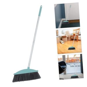 Didiseaon Long Handle Sweeping Broom for Floor Cleaning Heavy Duty Outdoor Broom with Large Angle Commercial Sweeping Broom Stainless Steel Rotatable Handle Outdoor Broom