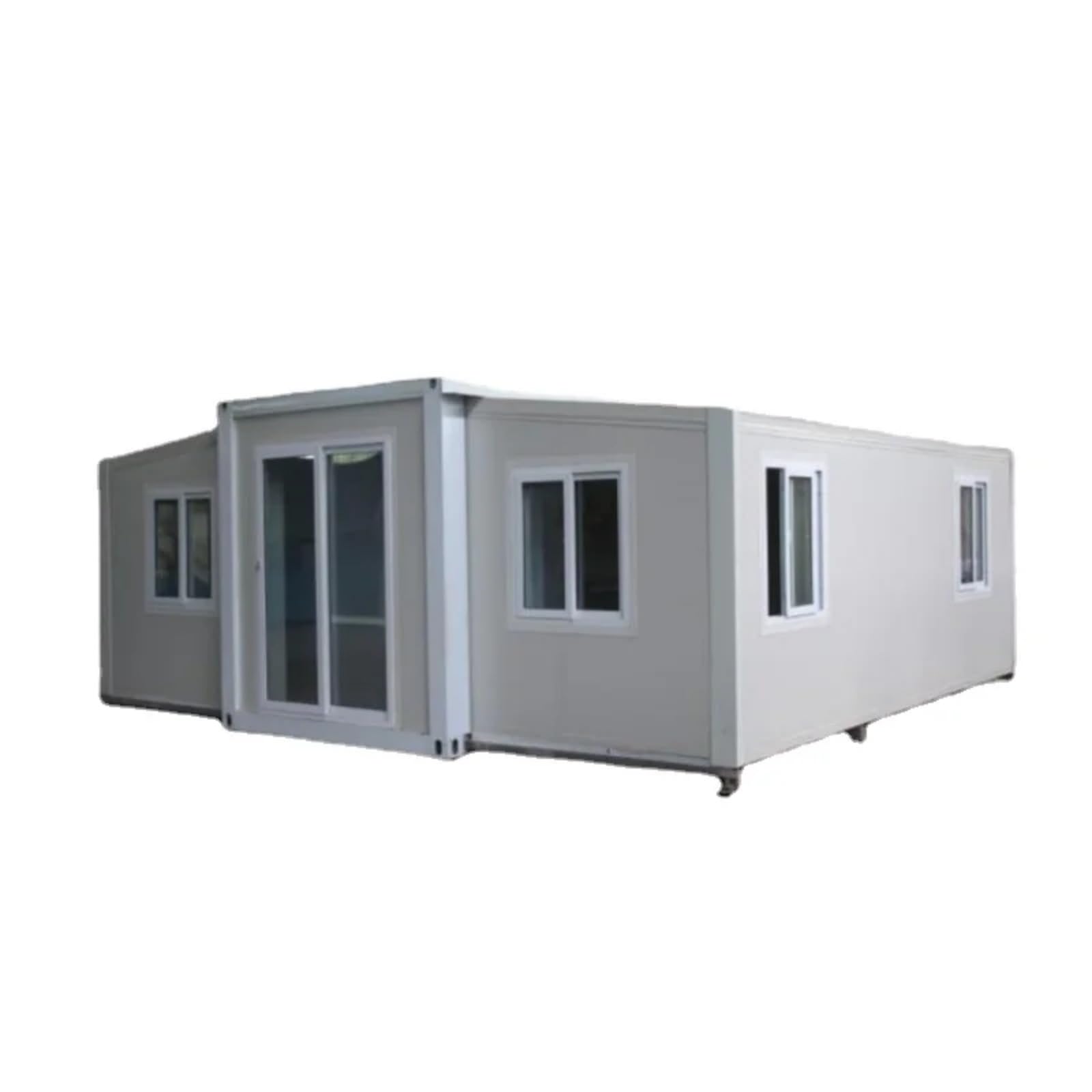 Folding Container House with 2 Bedrooms–Modular Expandable Design for Quick Setup and Easy Transportation, Ideal for Construction and Emergency Housing Solutions