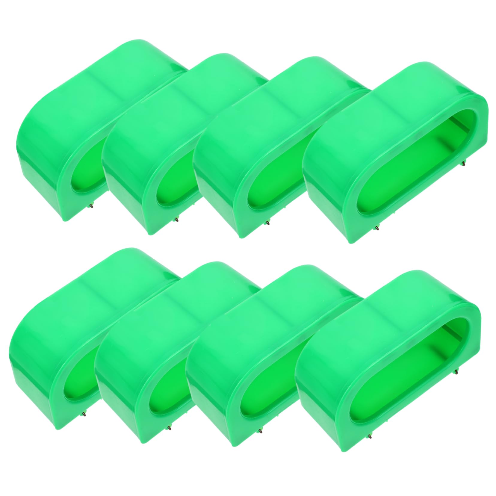 HAPINARY 10pcs Bird Supplies Hanging Chicken Feeder Bird Food Bowl Cage for Rabbits Bird Feeding Cup Chicken Water Feeder Chicken Feeder Cups Squirrel Feeder Pigeon Accessories Green